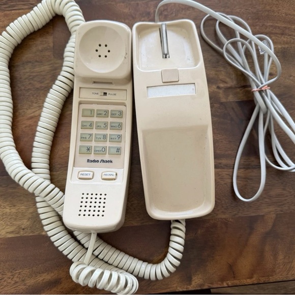 Other | Vintage Radioshack Beige Corded Phone | Poshmark